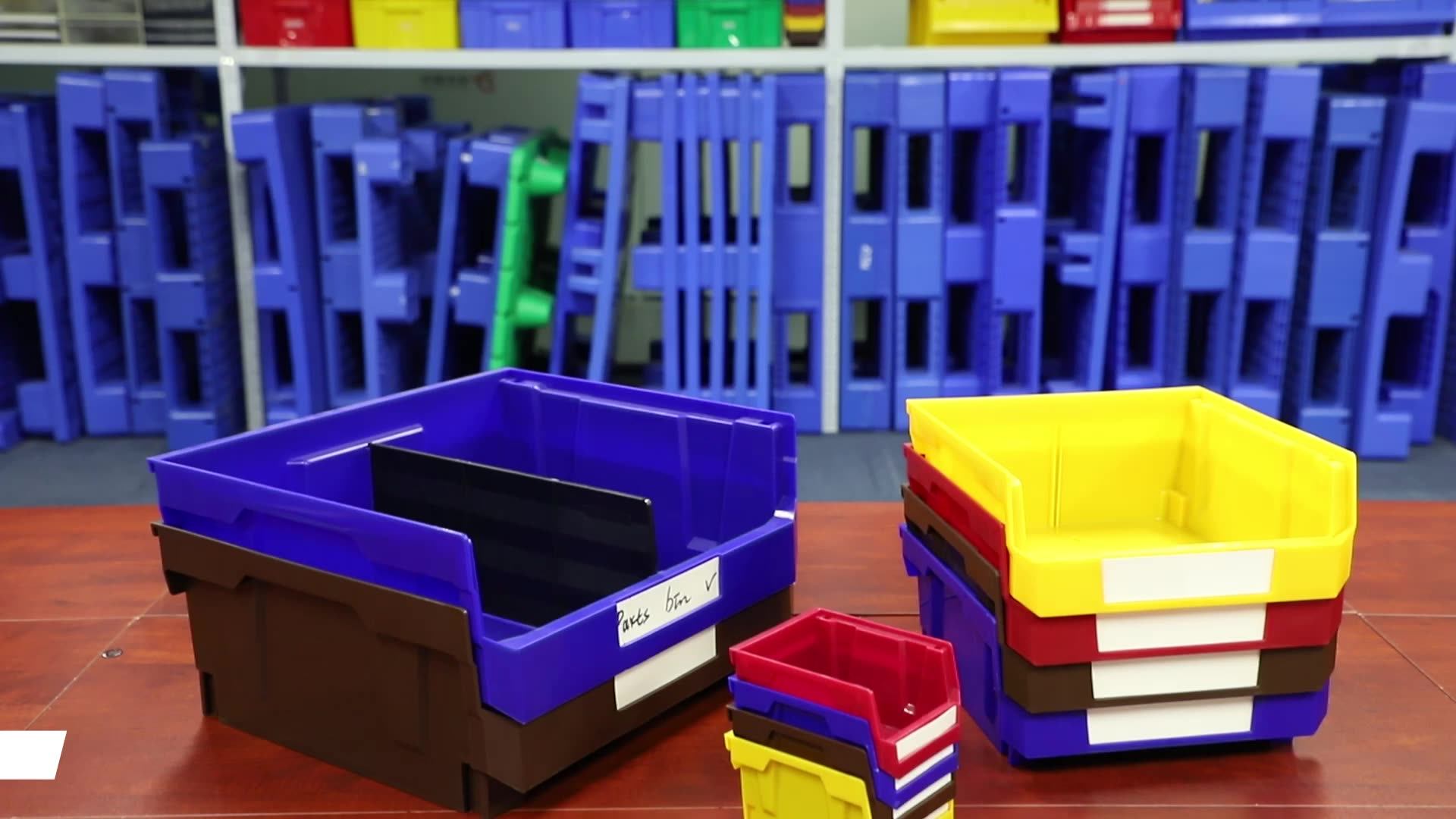 Leadloong V4 276*279*128mm Plastic Storage Bin Hanging Stacking ...