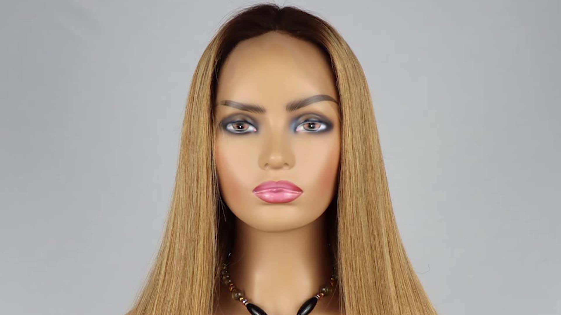 Peluca De Cabello Humano Con Rizos Invisibles,Pelo Con Ondas Profundas ...