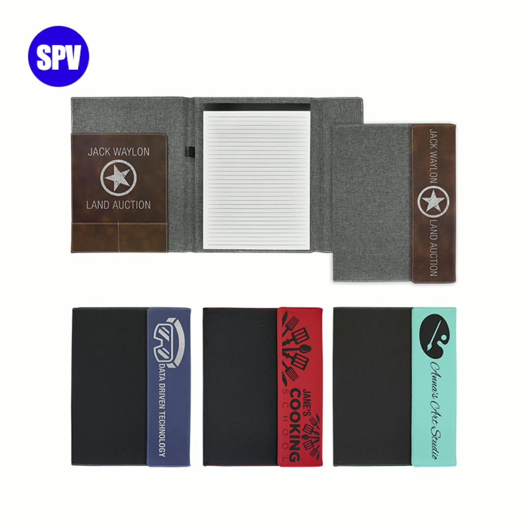 Pulsen Laserable Leatherette A4 Journal Canvas Portfolios Journals With ...