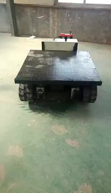 Electric Remote Control Rubber Track Chassis Platform Tracked ...