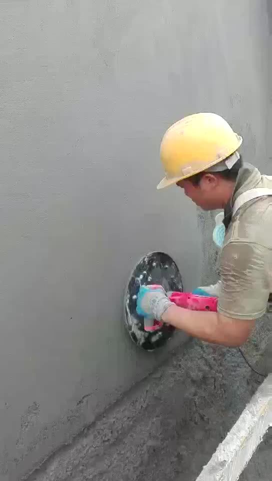 Portable Hand Polishing Wet Concrete Wall Plaster Machine - Buy ...