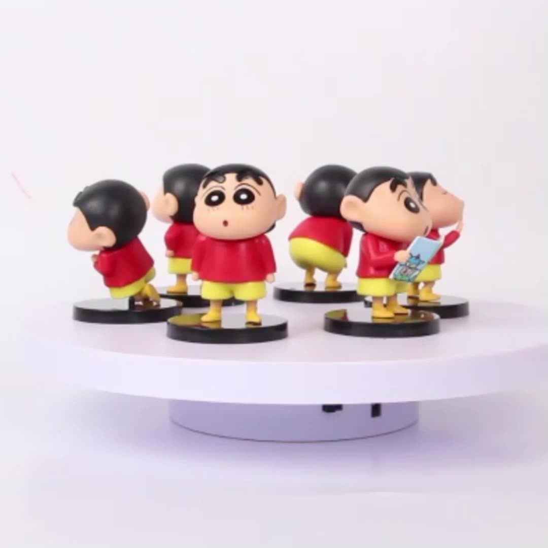 6 Crayon Shin-chans Figure For Decoration About The Nine Generation ...