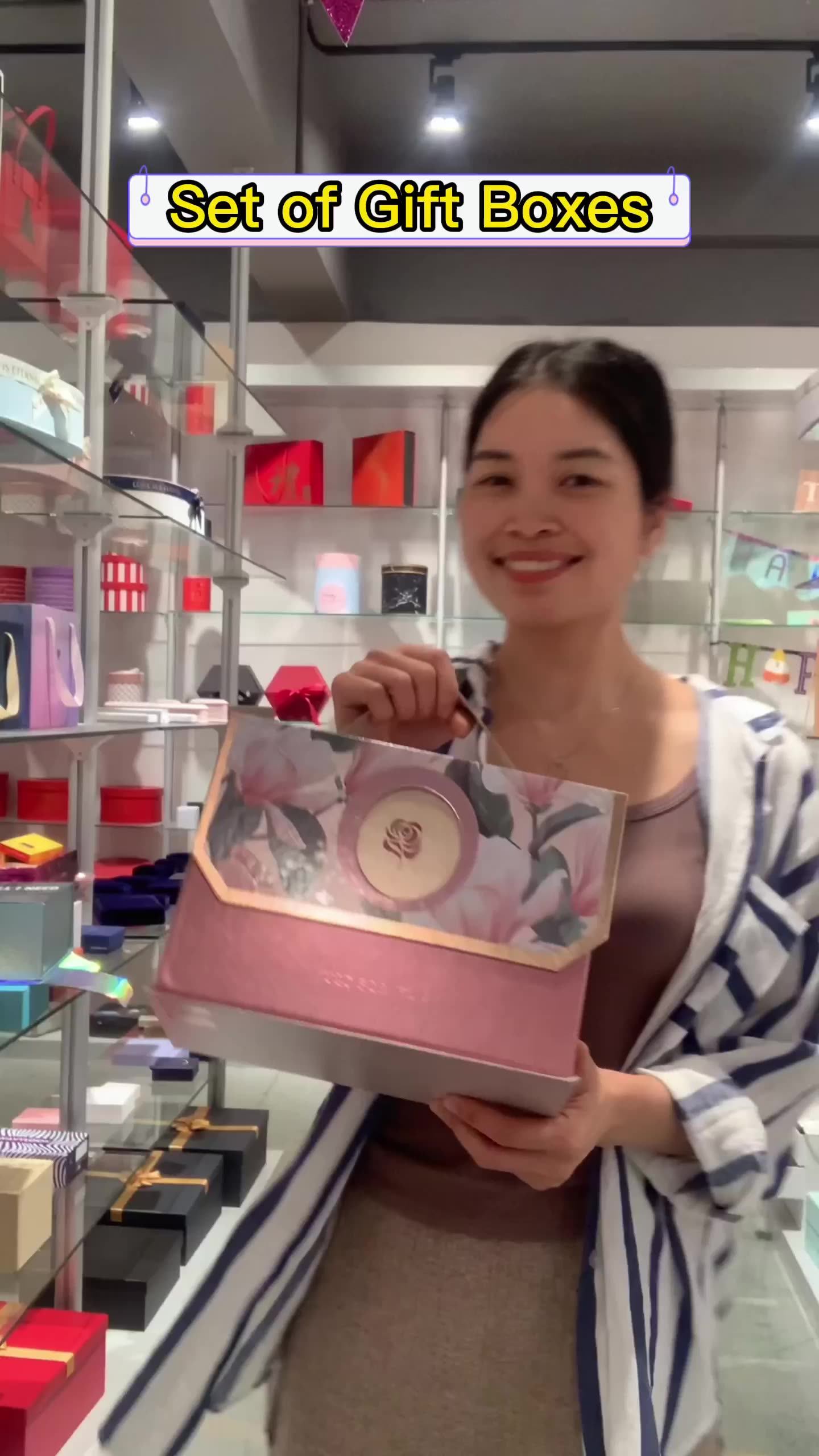 Custom Silk Handle Large Rigid Cardboard Magnetic Luxury Clothing Gift ...