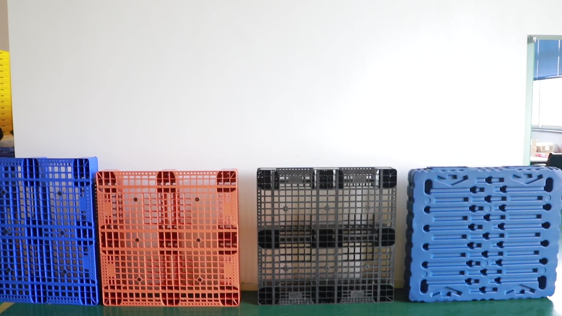 Pallet For Warehouse Single Side Stacking Plastic Euro Pallet Hdpe 4 ...