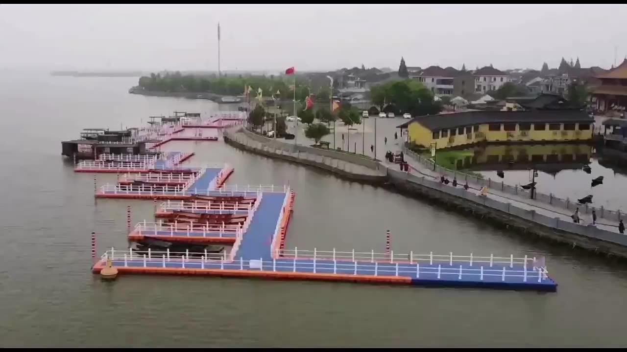 U Shape Floating Dock Cubes High Quality Hdpe Plastic Floating Pontoon ...