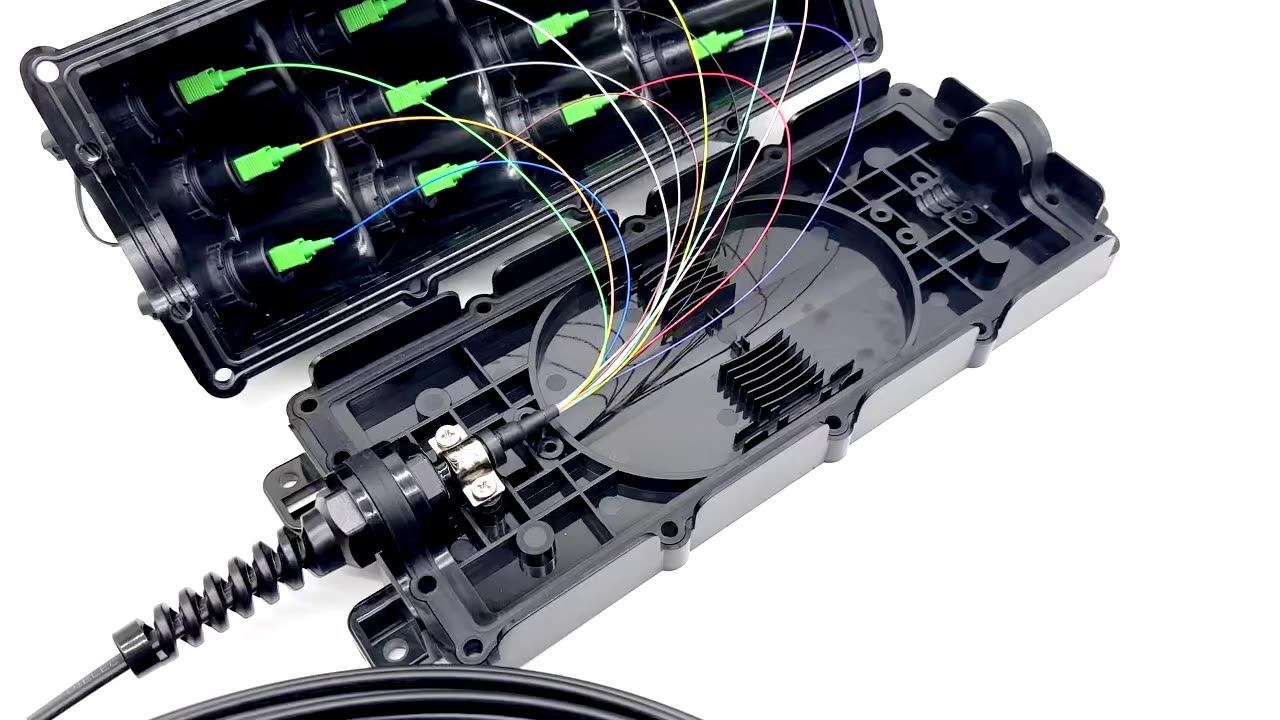 8 Port Optitap Fiber Multiport Terminal Enclosures With Hybrid ...