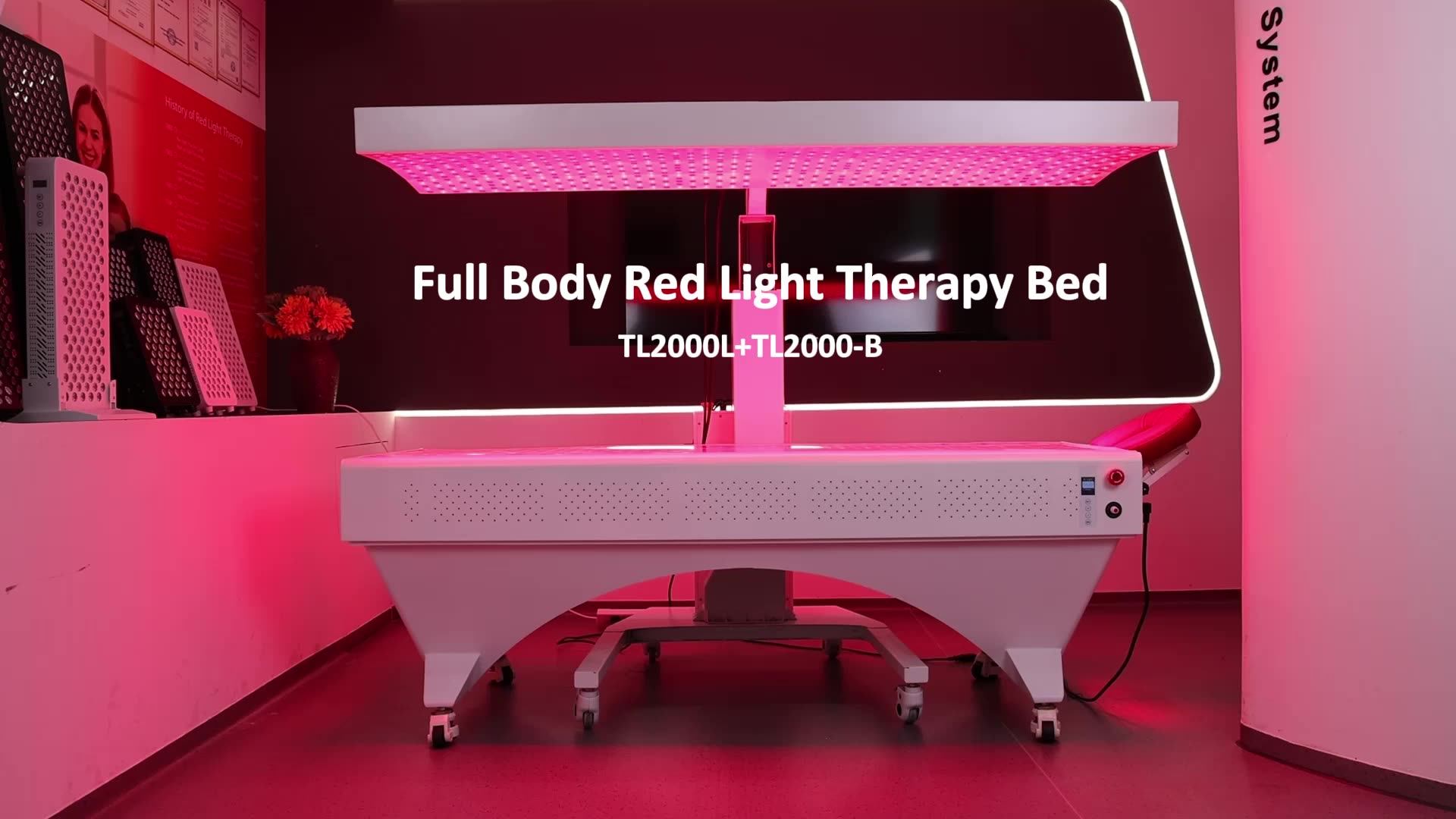 Popular Commercial Use Full Body Led Red Light Therapy Timer Dimmable ...