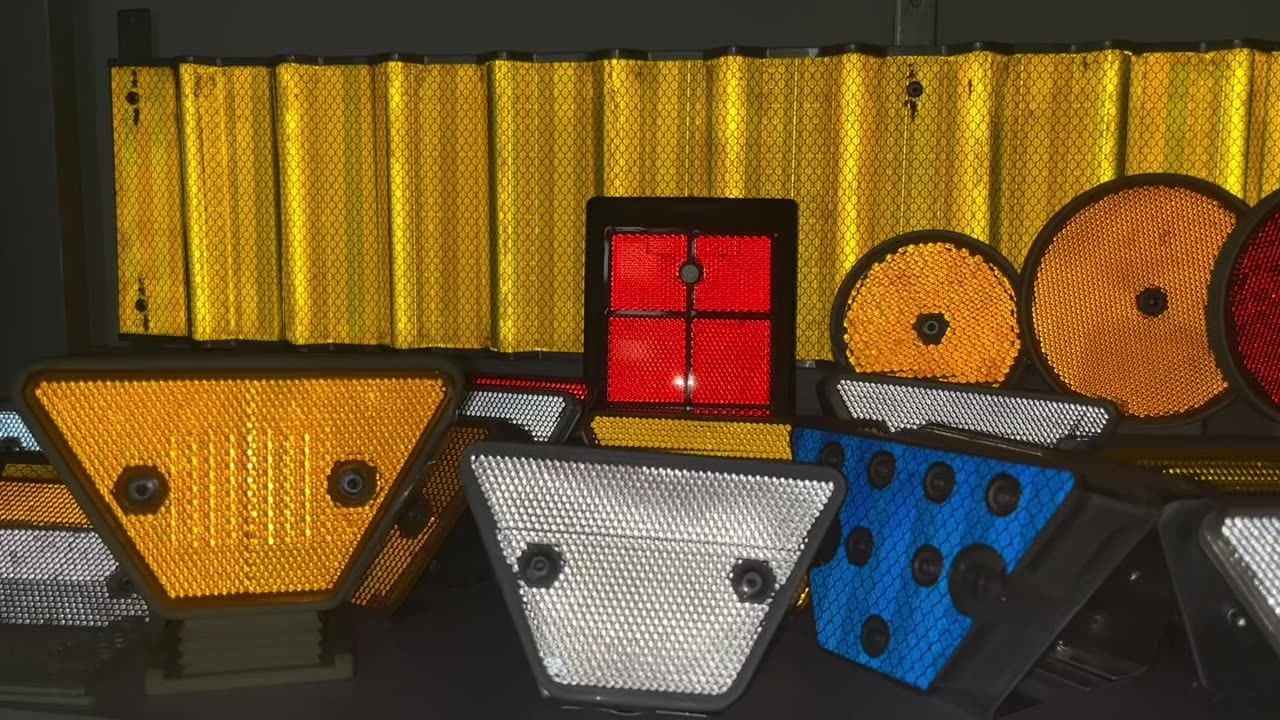 Roadsafe Trapezoid Barrier Guardrail Reflector High Reflective Highway ...