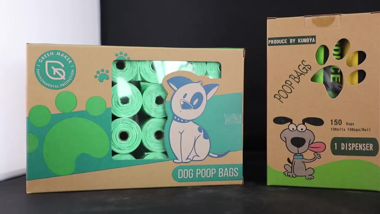 Custom Packaging 100% Compostable Pet Wast Dog Poop Bag - Buy 100% ...