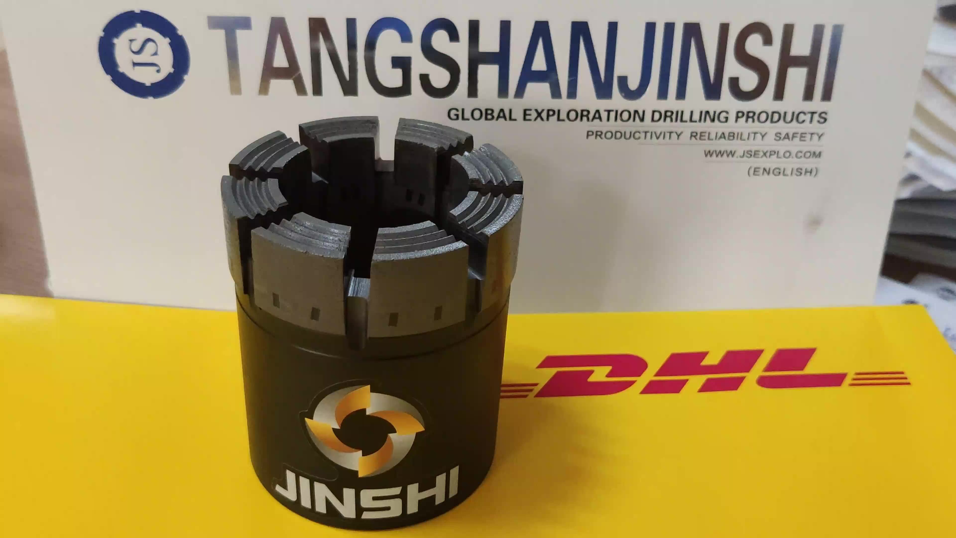 Impregnated Diamond Core Drill Bit For Mineral Exploration Drilling ...