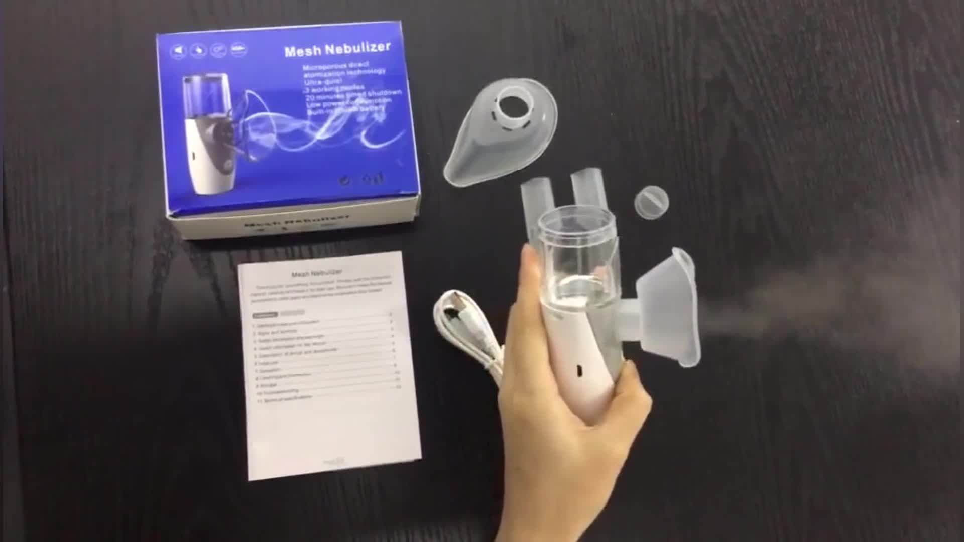 Home Inhaler Nebulizer Portable Medical Ultrasonic Atomizer Nebulizador ...