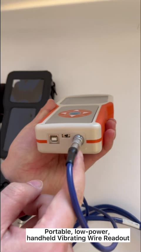 Lcd Panel Durable Ip66 Portable Handheld Readout (vw) Vibration Wire ...