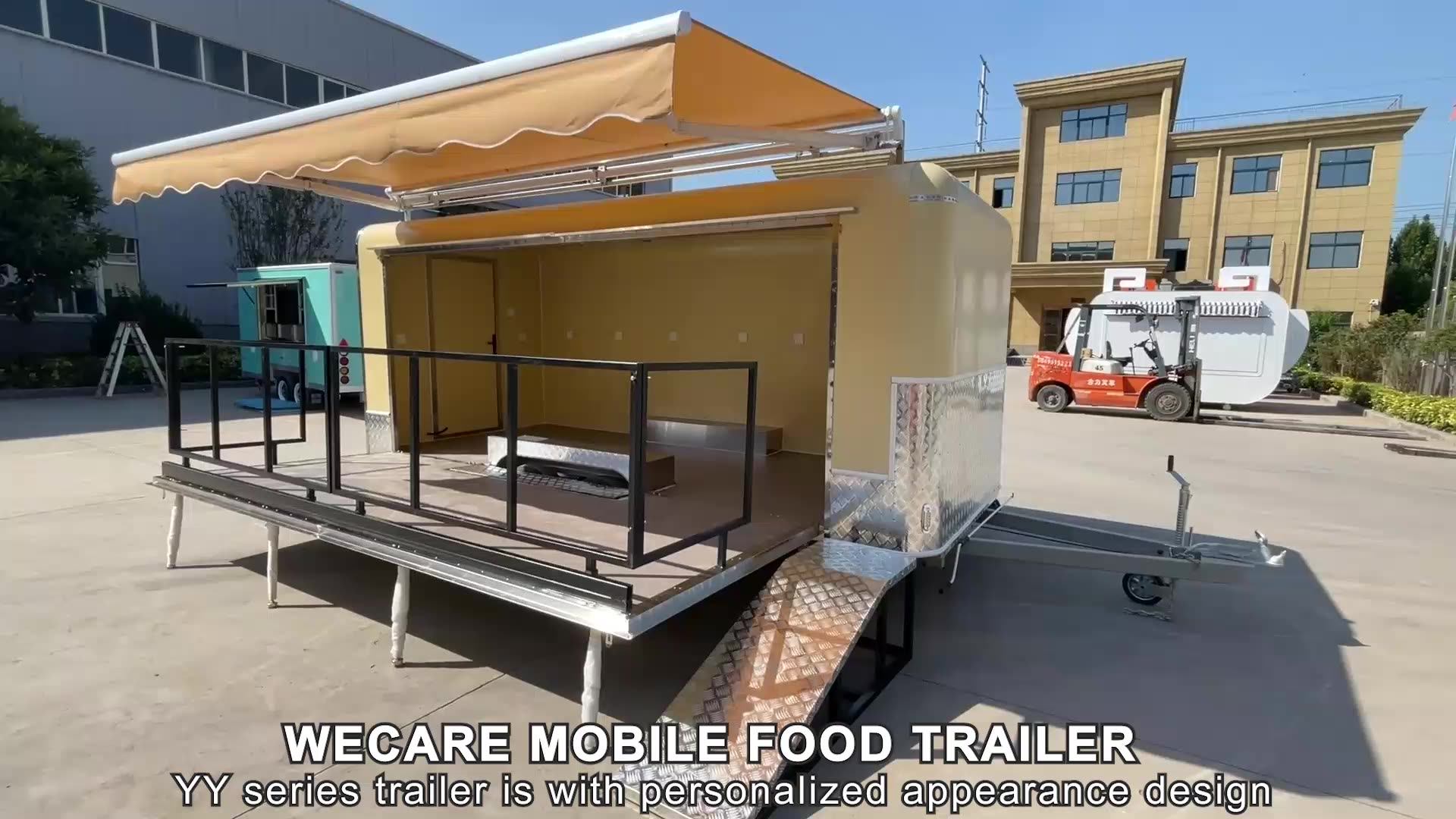 Wecare Foodtruck Mobile Street Food Van Pizza Oven Truck Food Carts And ...