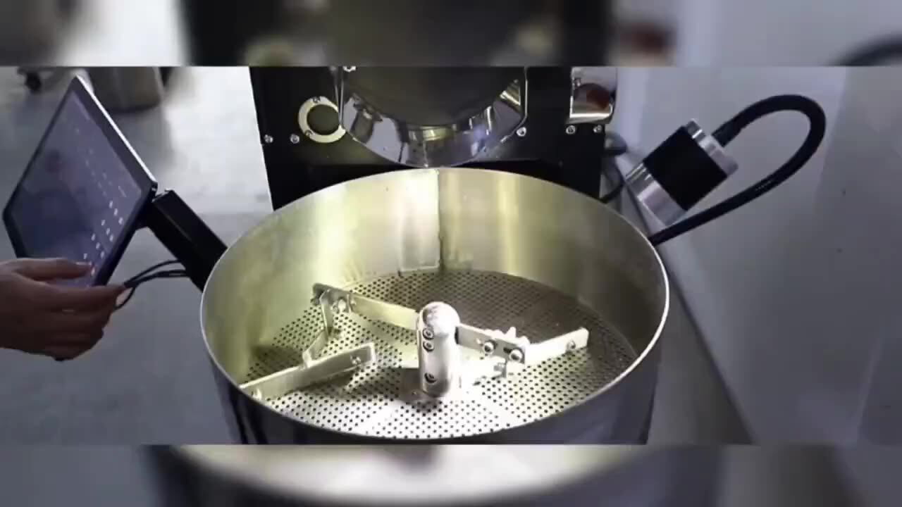 Cast Iron Material Commercial Machine Roast Coffee Bean The Output Is ...