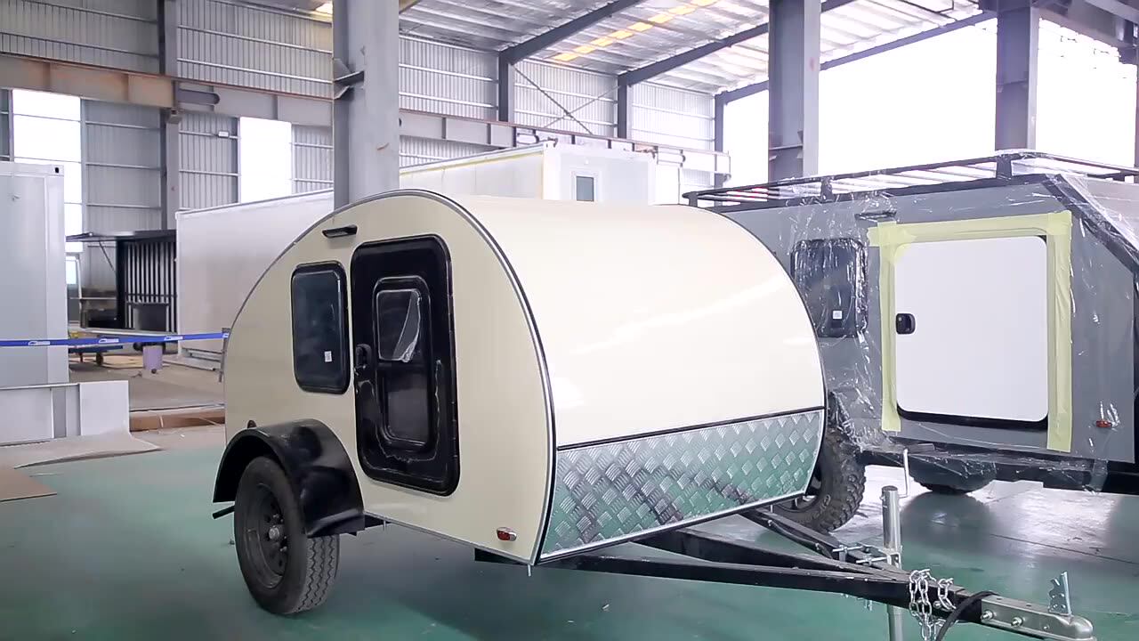 Australian Compact 2 Person Fiberglass Off Road Pop Top Glaming Mini ...