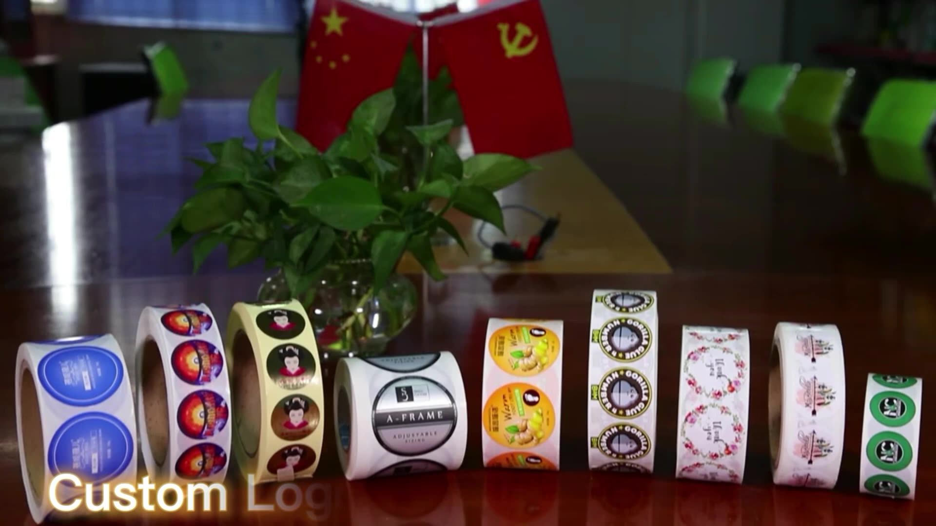 Custom Waterproof Resealable Adhesive Labels Stickers For Pocket Tissue ...