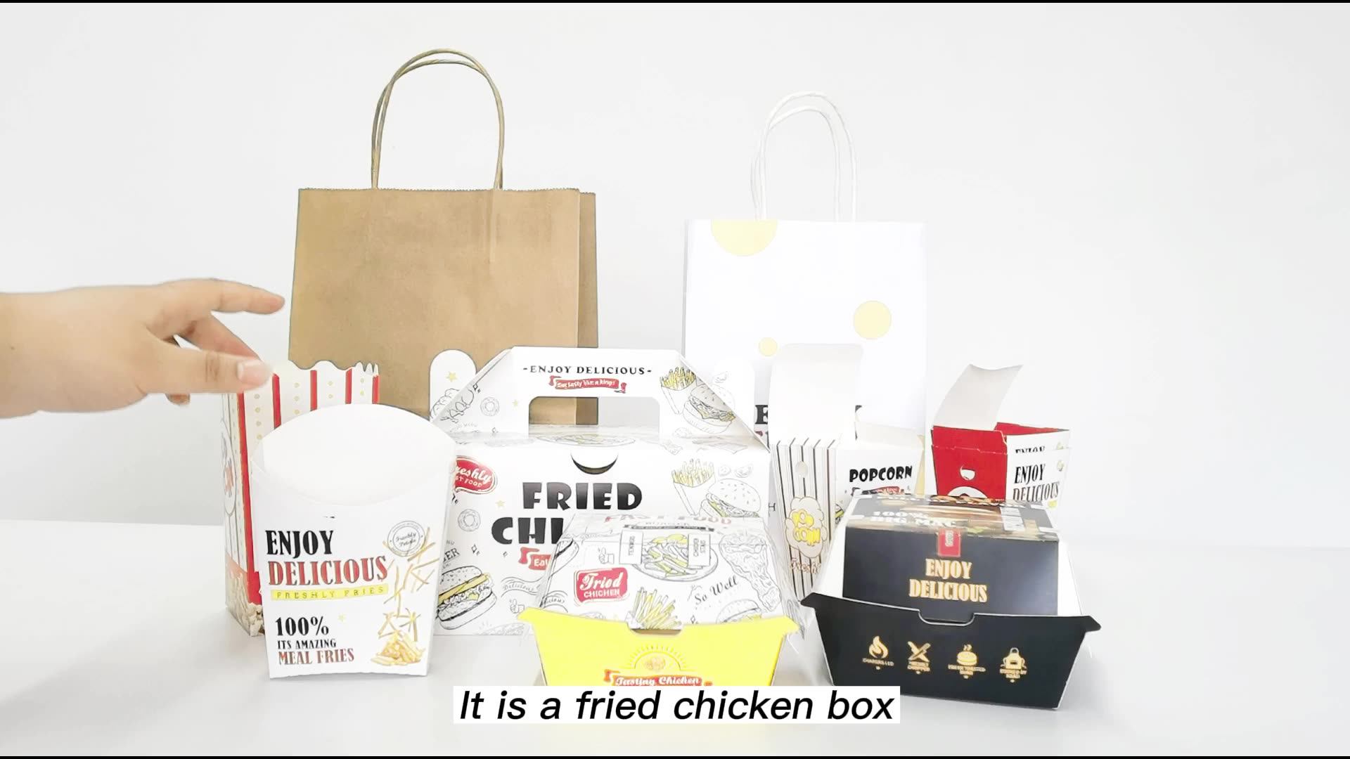 Wholesale Customized Hot Fast Food Packaging Rice Take Out Kfc French ...