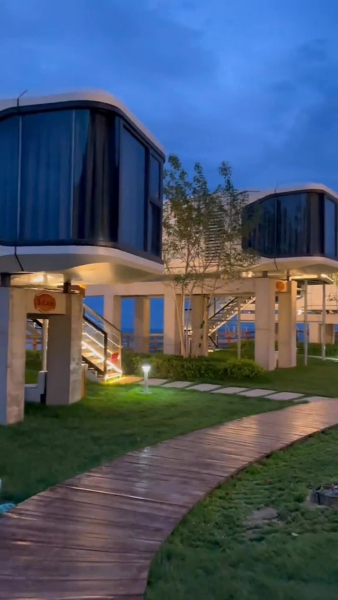 Standard Prefab Tiny House / Space Capsule / Modularbuilding Mobile ...