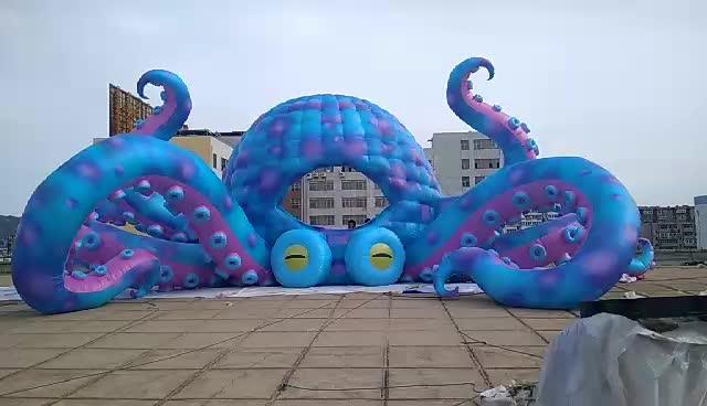 Giant Stage Party Decoration Inflatable Octopus Tentacle Dj Booth Tent ...