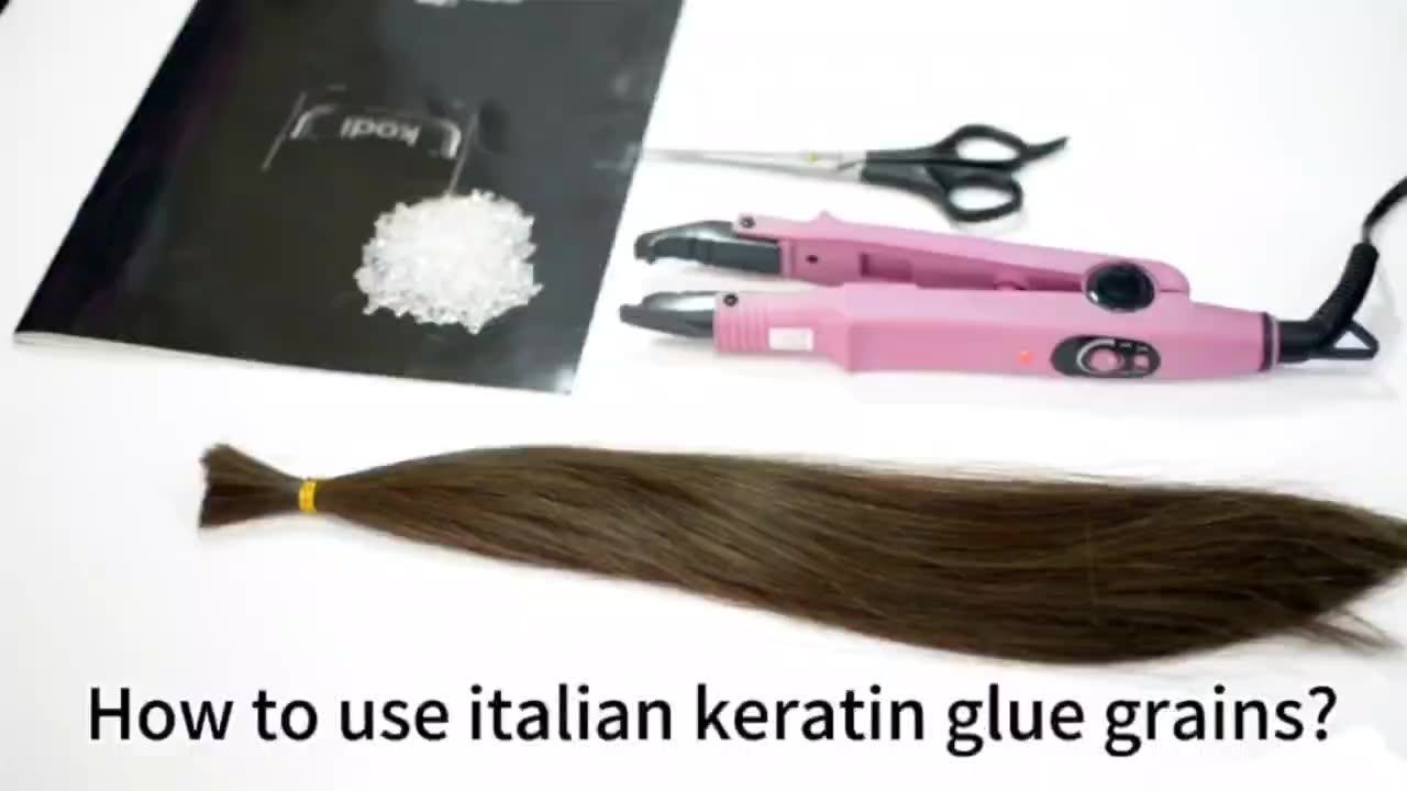 Italian Grain- 100gram/bag Keratin Glue White Color Glue Sticks Bag Hot ...