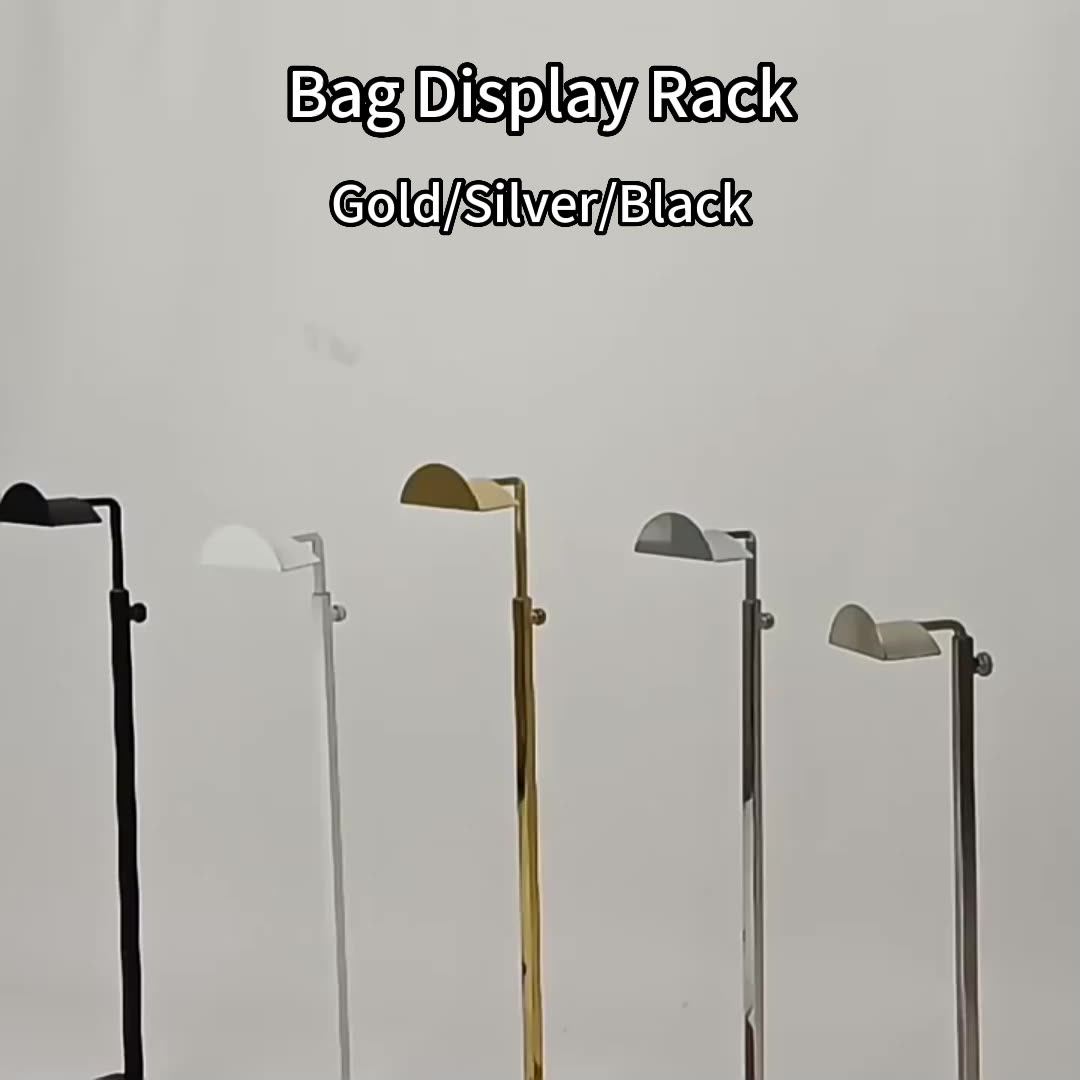 Handbag Store Wholesale Adjustable Gold Stainless Steel Countertop Bag ...