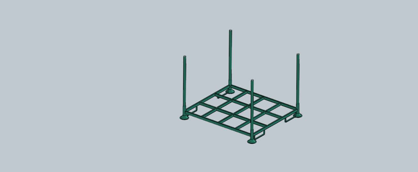 Warehouse Stacking Frame Rack System Stackable Steel Racks - Buy ...