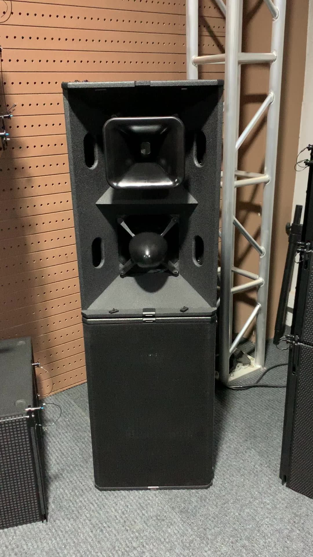 T24n Dual 12 Inch Full Range Loudspeaker For Indoor Outdoor Stage Show ...