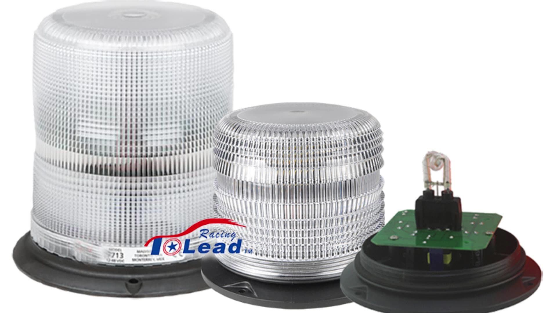 Heavy Duty Mining High Profile White Xenon Strobe Warning Beacon Light ...