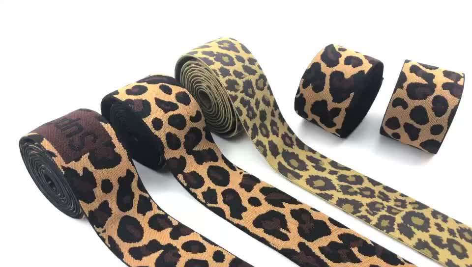 2020 High Quality Eco-friendly Leopard Patterned Fashionable Elastic ...