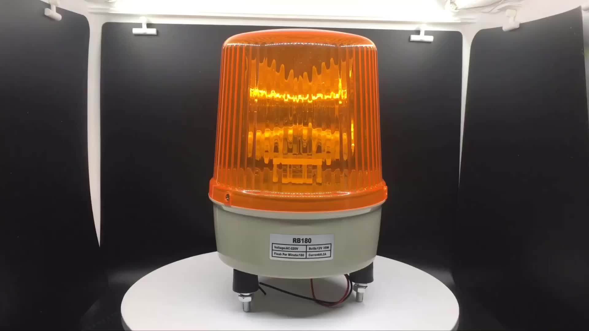 Lb-180 Road Construction Led Traffic Solar Strobe Rotating Beacon ...