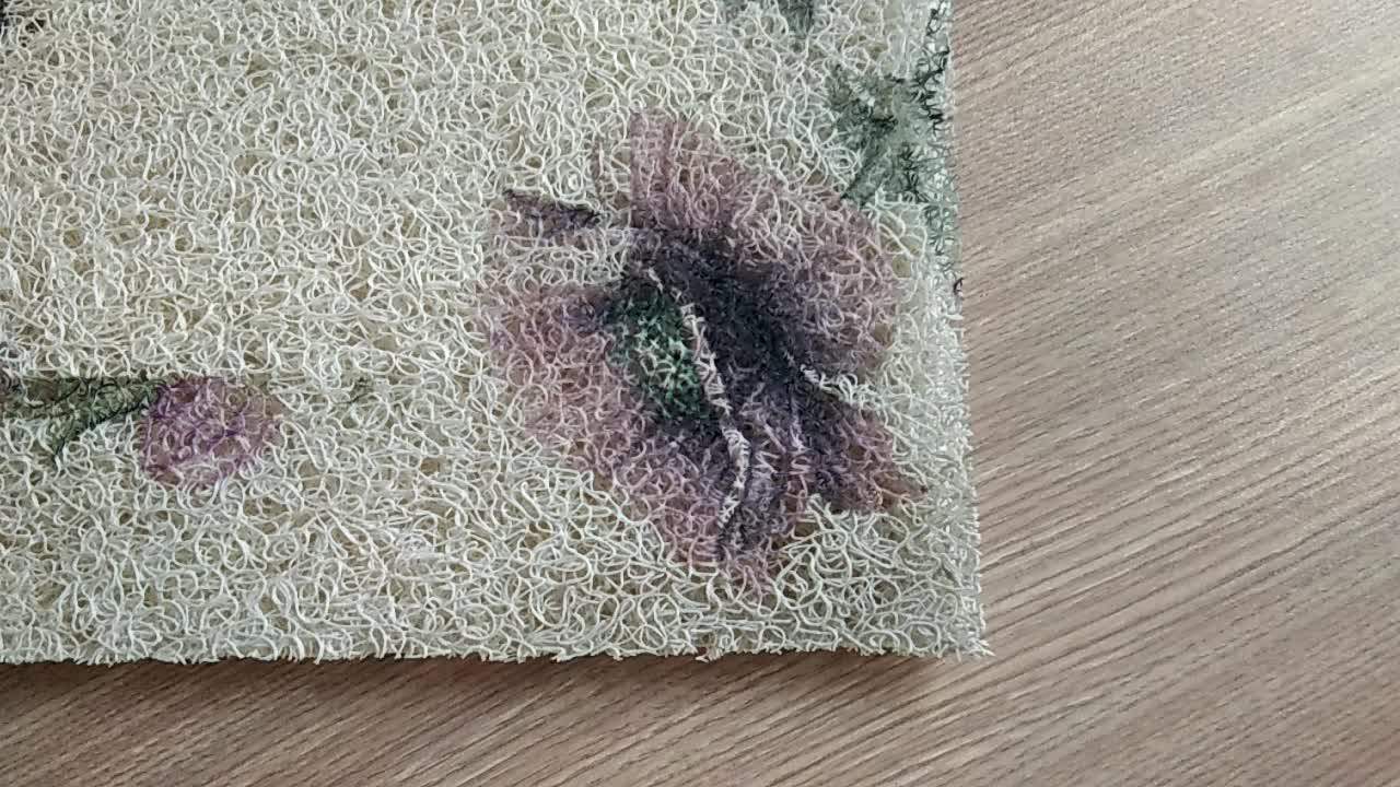 Christmas Style Custom Full Color Printed Logo Pvc Door Mat For Kitchen ...