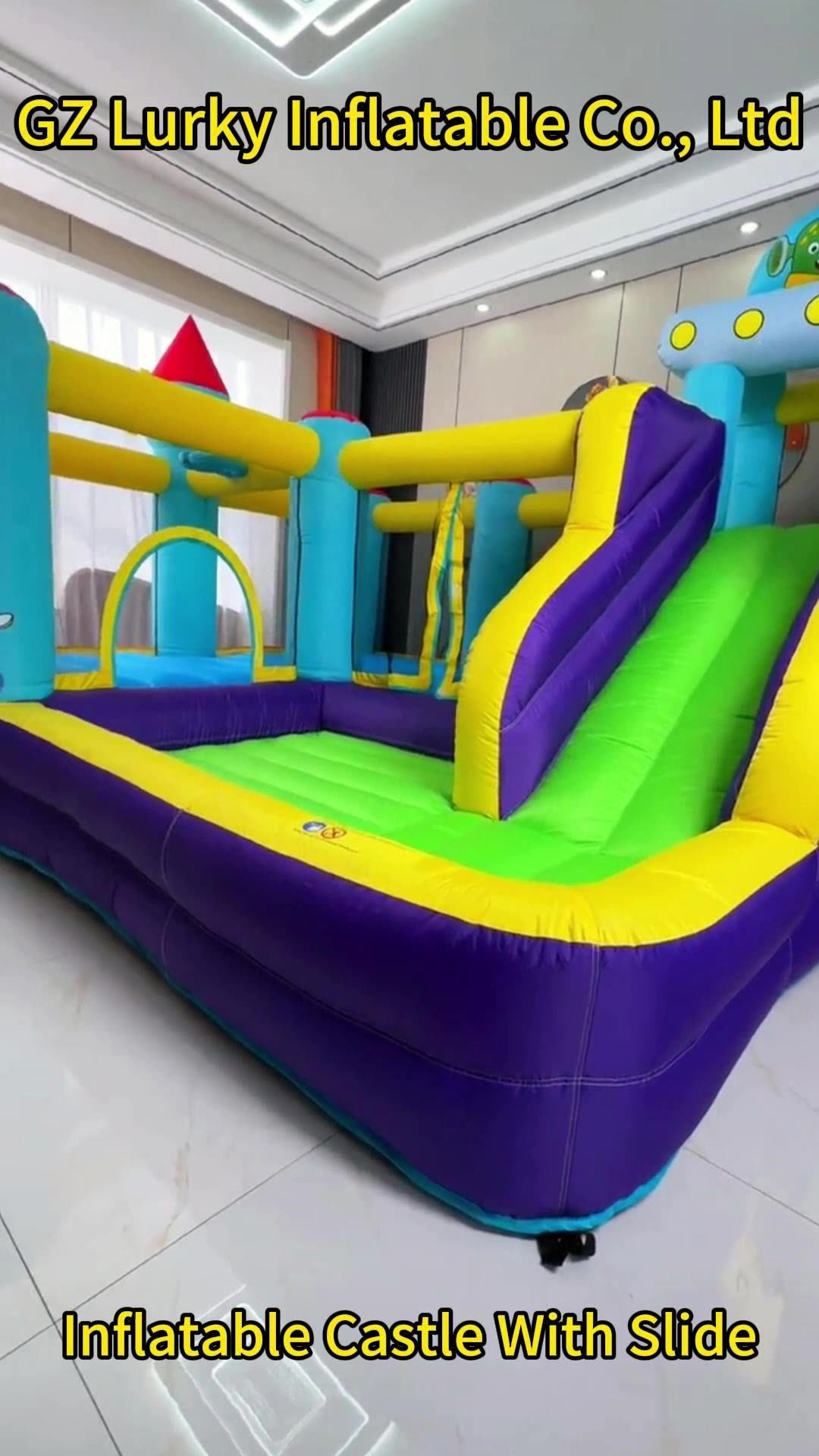 Factory Commercial Pvc Inflatable Trampoline For Kids Party Play ...