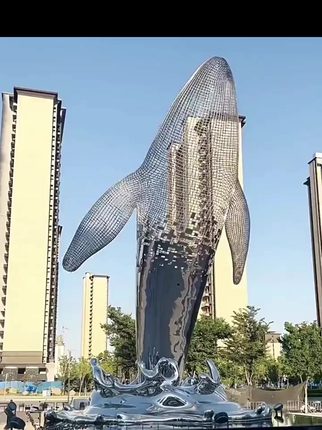 Factory Custom Outdoor Landmark Decoration Large Animal Statue Metal ...