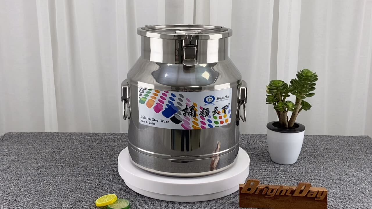 Stainless Steel Milk Container Transportation Pot Metal Milk Cans - Buy ...