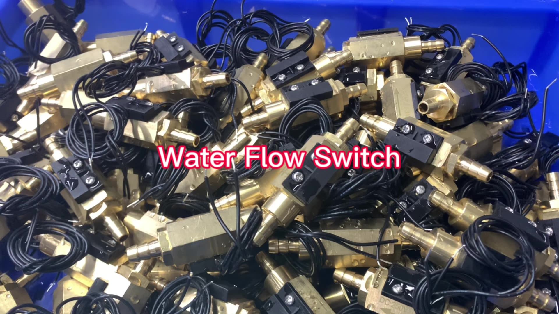 2 Wires Magnetic Reed Sensors Vertically Water Flow Switch For Chiller ...