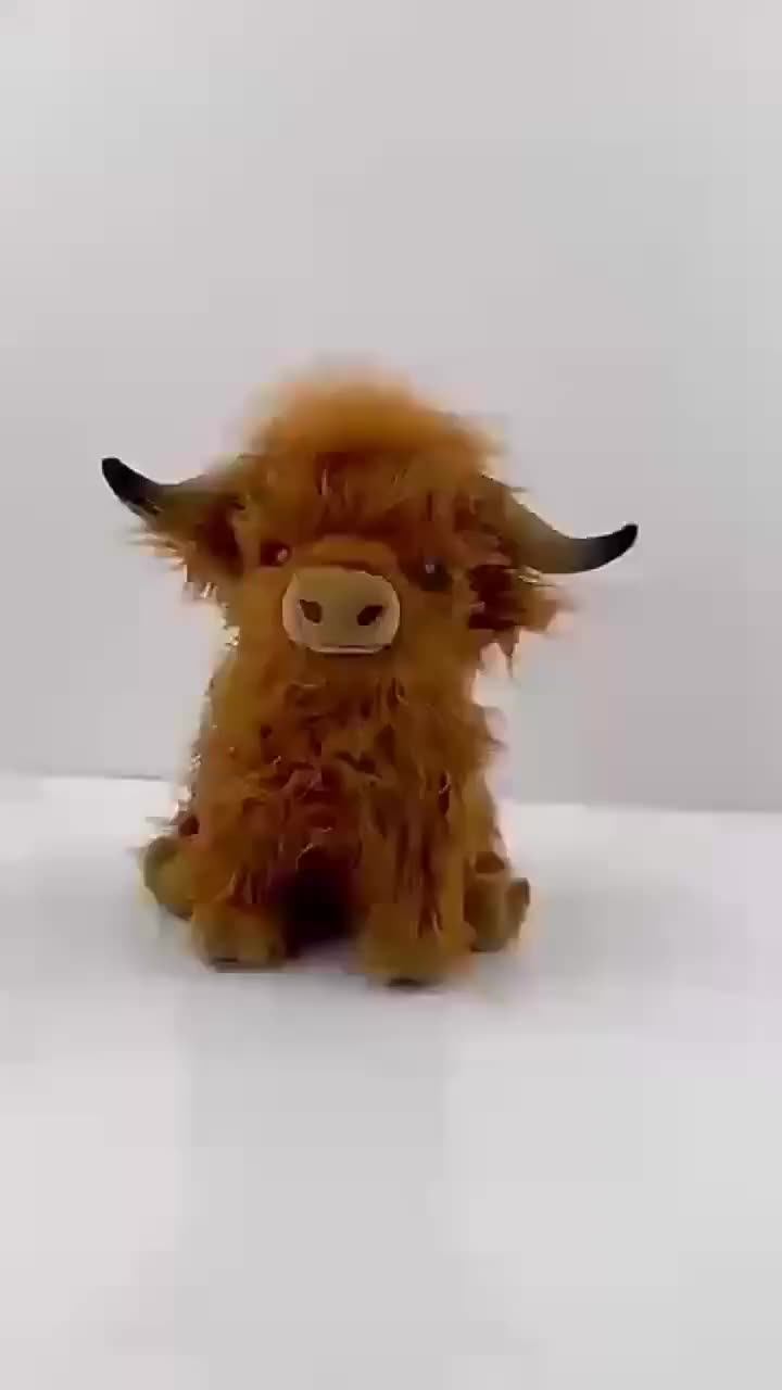 Wholesale Custom Stuffed Animals Highland Cow Weighted Plush Toys For ...