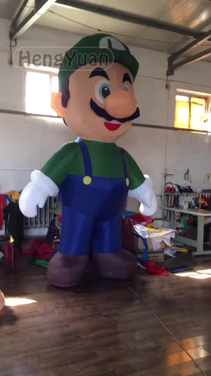 Wholesale Inflatable Anime Cartoon Super Mario Luigi Model Birthday ...