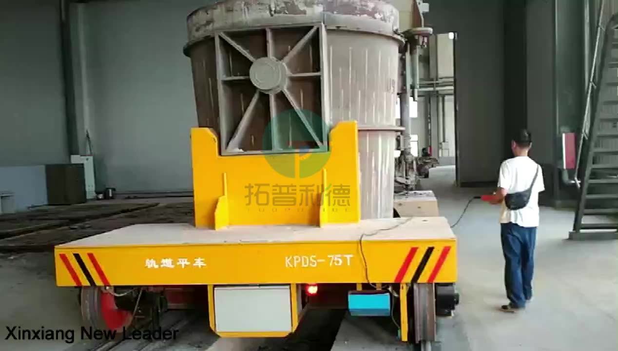 Customized Anti-heat Hot Steel Ladle Transfer Car With Remote Control ...