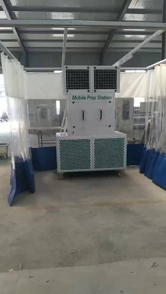 Portable Transparent Curtain Prep Station Painting Booth - Buy Mobile ...