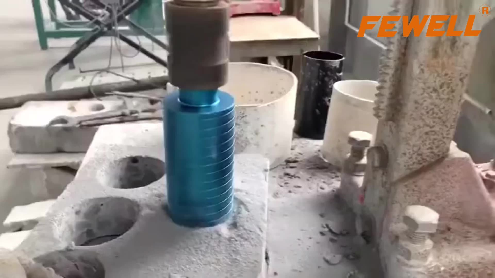 5pcs38 52 65 117 127*171*m16 Laser Welded Diamond Core Bit Set With M16 ...