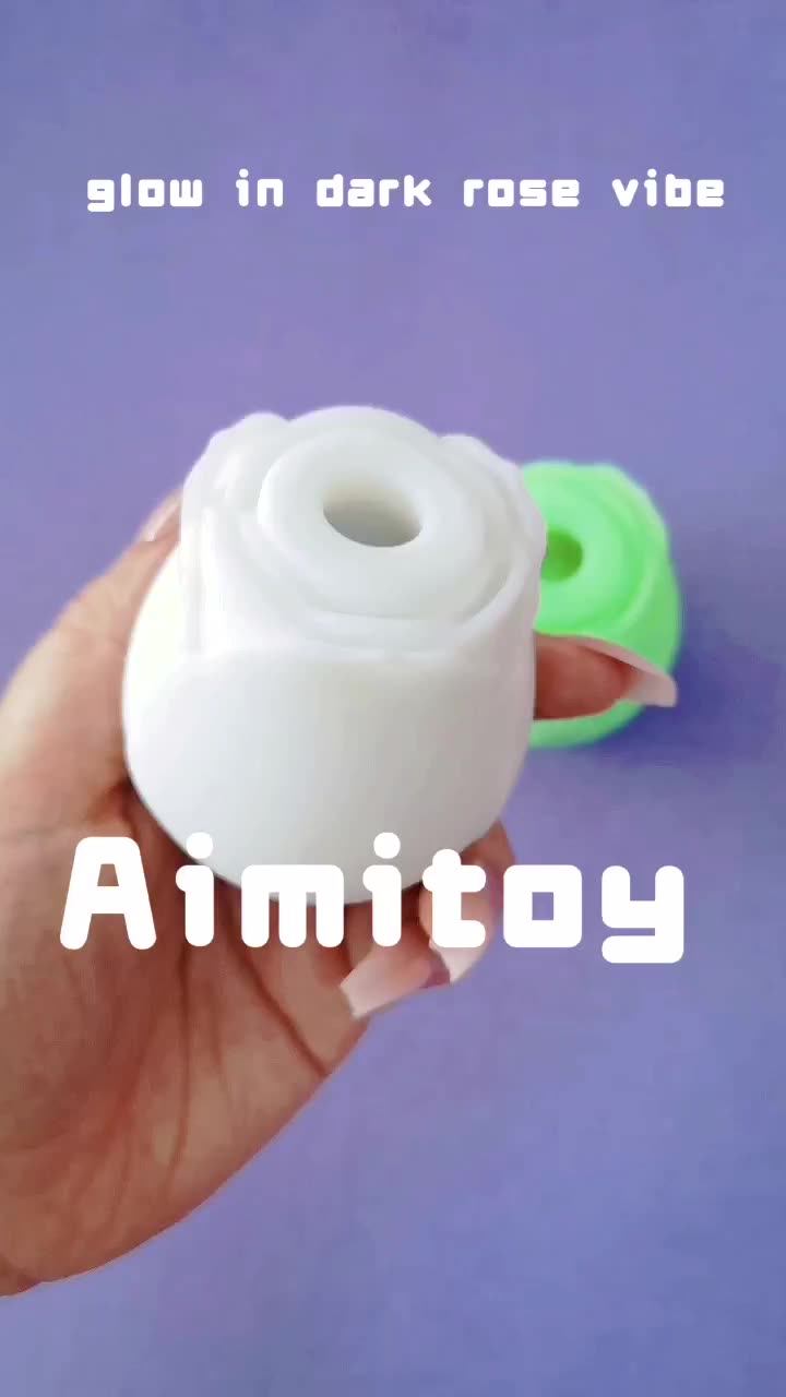 Aimitoy Rose Adult Sex Toys Glow In Dark Female Toys Clit Sucking ...