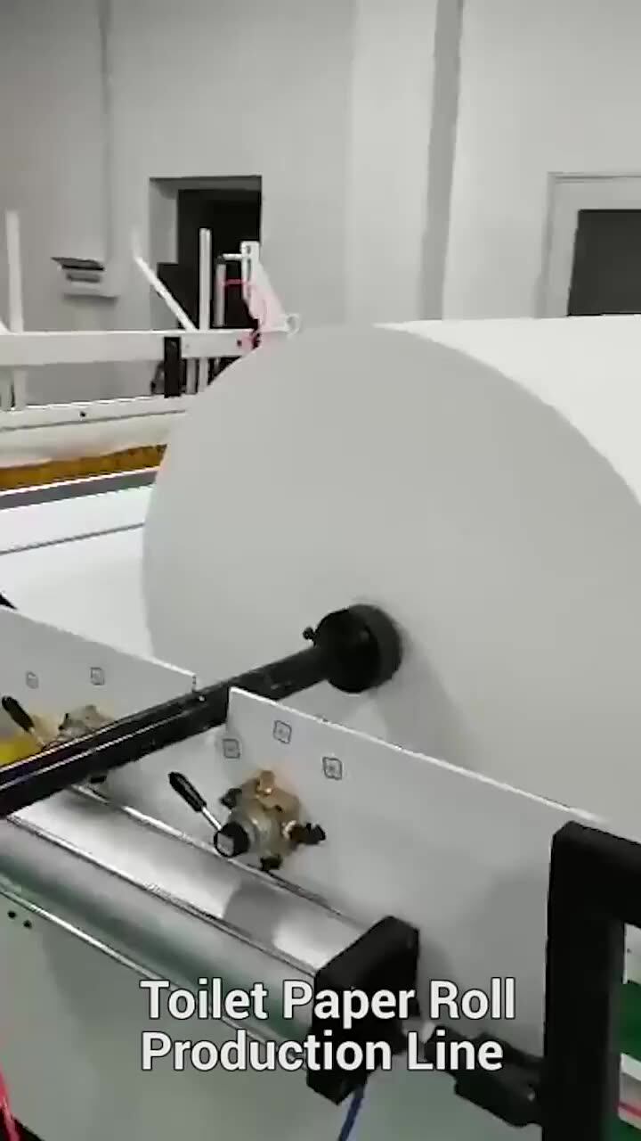 Full Automatic Industrial Toilet Paper Making Production Line Toilet ...