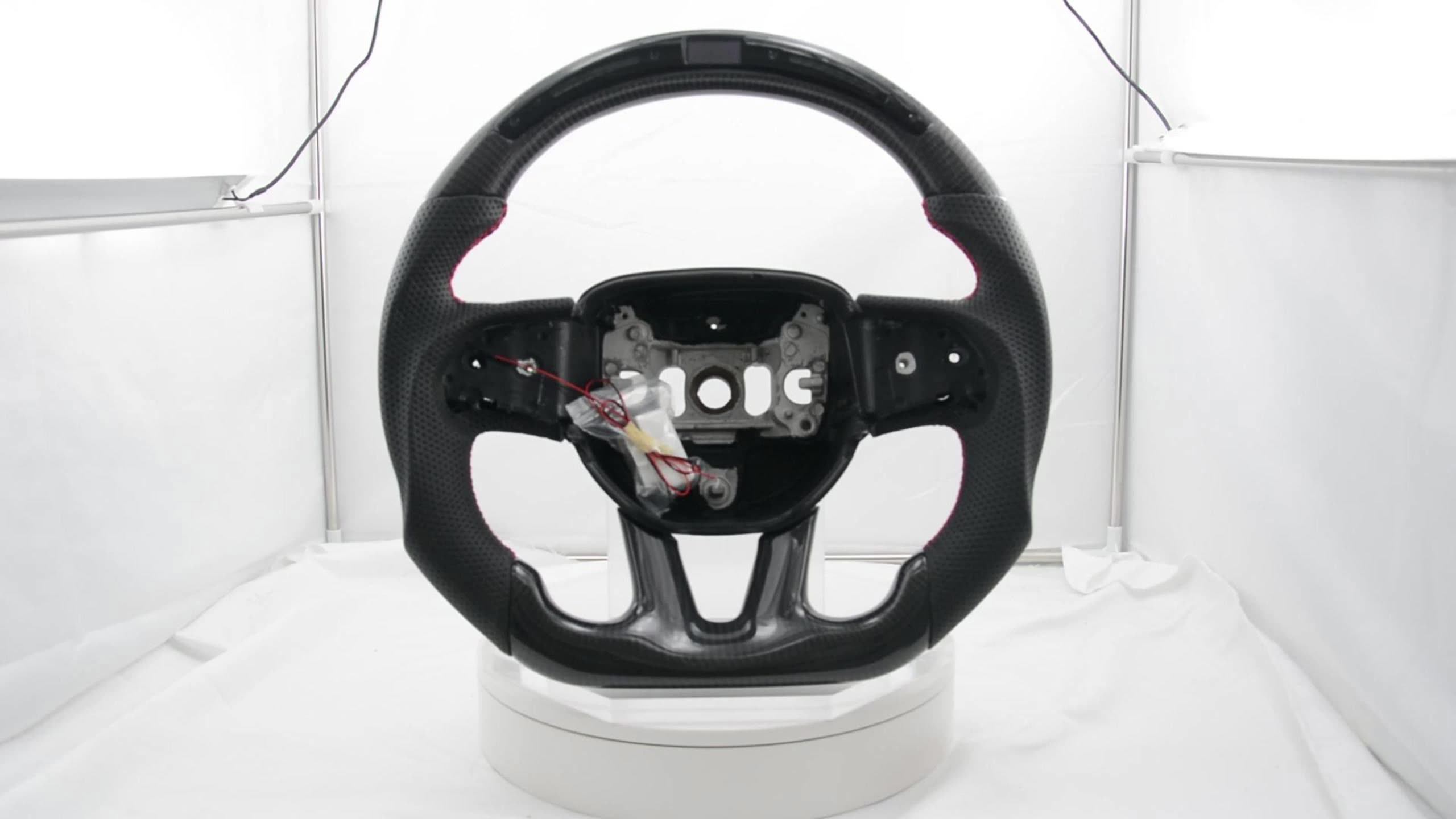 For Charger Srt Challenger Led Leather Carbon Fiber 2015 To 2023-up ...