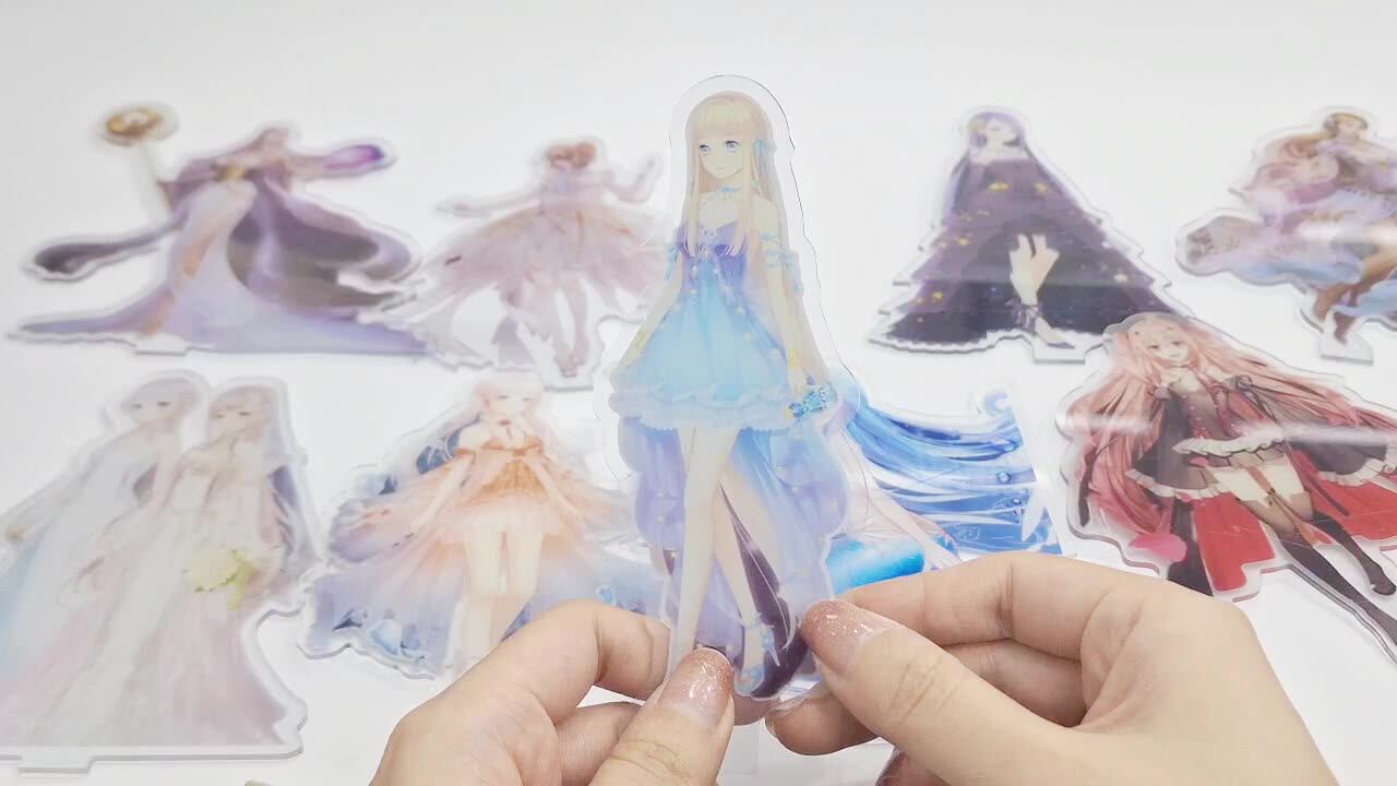 Custom Clear Acrylic Standee Transparent Acrylic Stand Anime ...