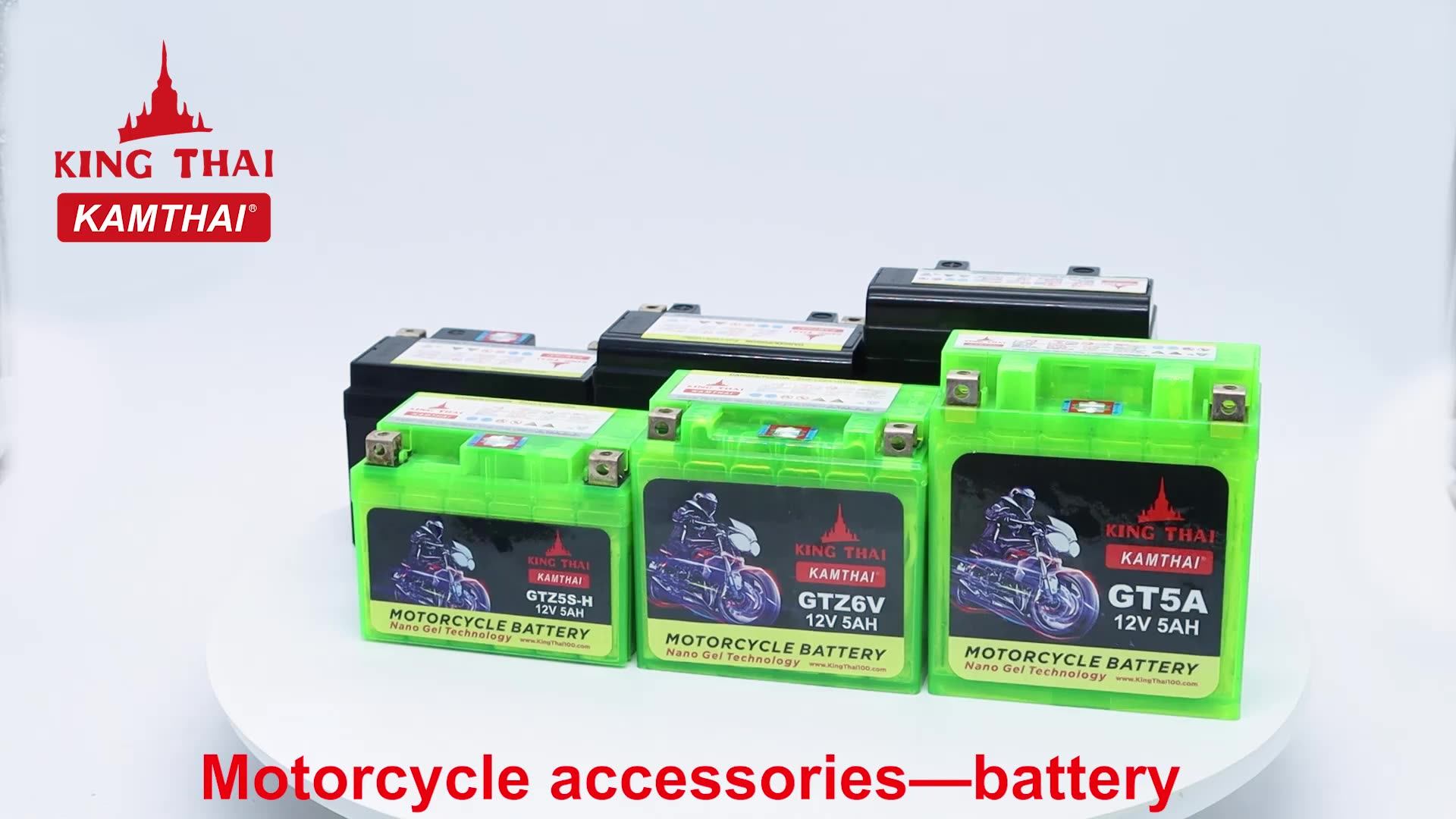Kamthai Gtz6v 12v-5ah Electric Motorcycle Battery Lithium 12v ...