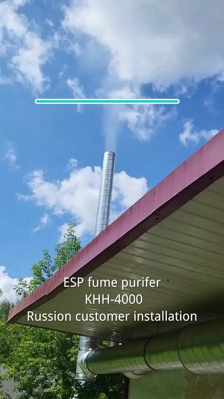 Commercial Kitchen Electrostatic Precipitator Cooking Fume Extractor ...