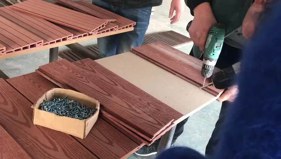 Wood Cladding Decorative Wall Wpc Inclined Panel Wall Cladding Triangle ...