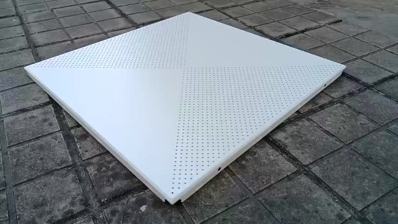 Perforated Metal Ceiling Aluminum False Ceiling 60x60 - Buy Foshan ...