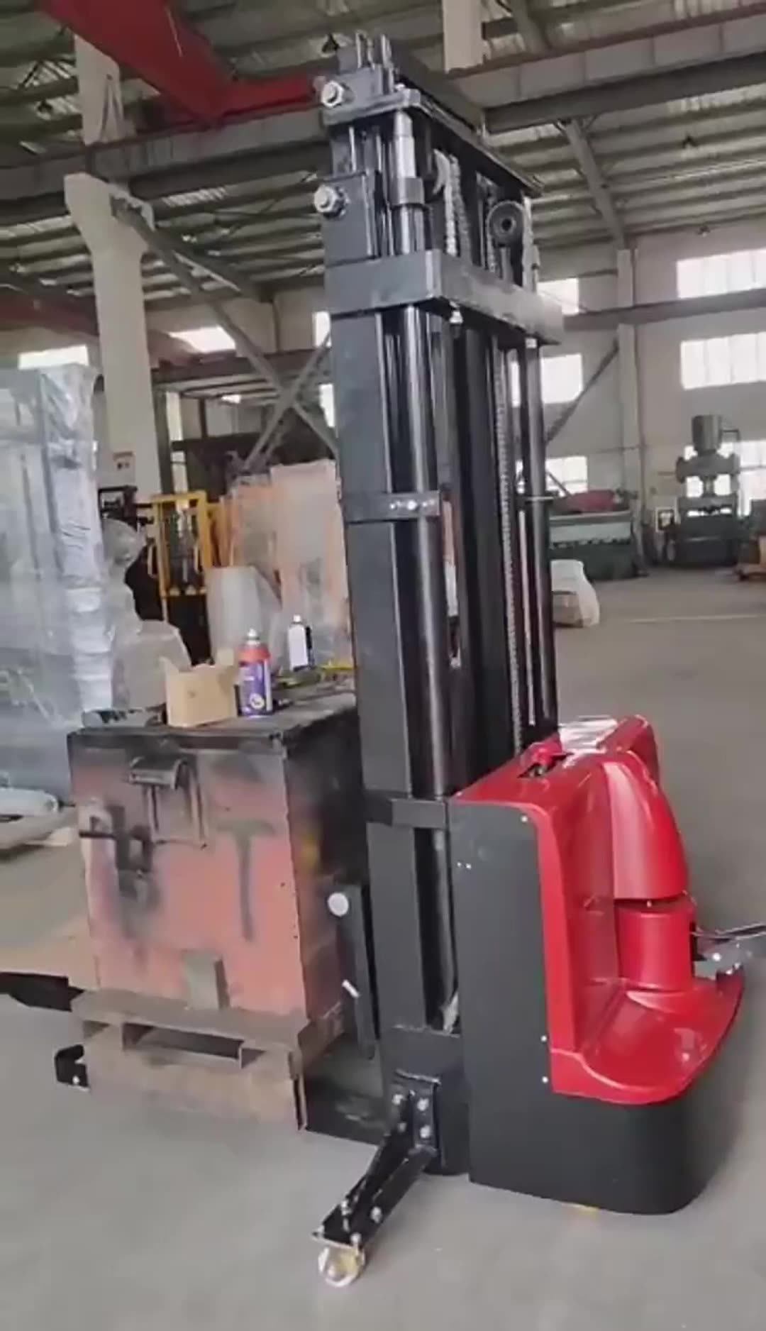 Lifting Electric Stackers Pallet Stacker Walking Type Electric Stacking ...