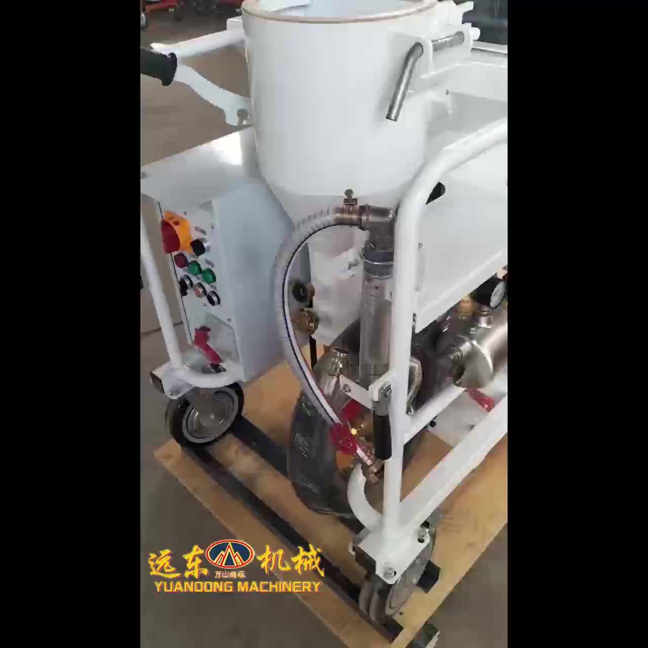 Wall Spray Plastering Dry Mixed Mortar Gypsum Automatic Plaster Spray ...